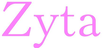 Zyta Name For Girls Meaning Popularity And Origin