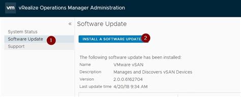 VMware VRealize Operations Upgrade Process ITQ