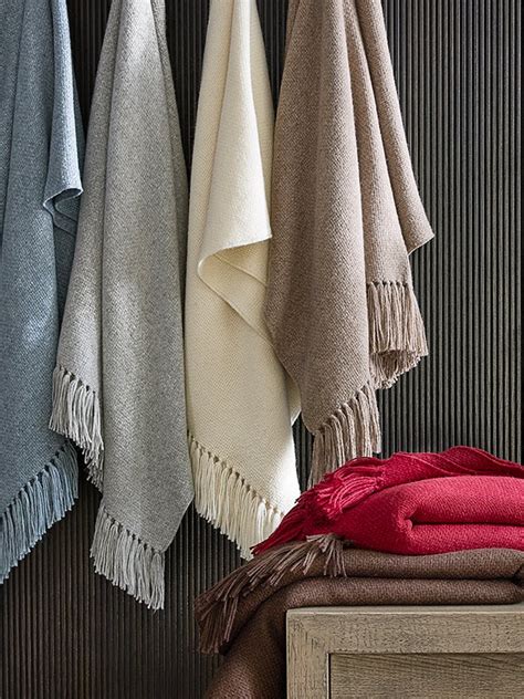Amelia Stripe Throw Matouk Luxury Linens