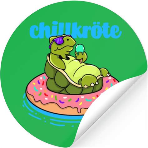 Sea Turtle Chill Turtleturtle Saying Chill Turtle