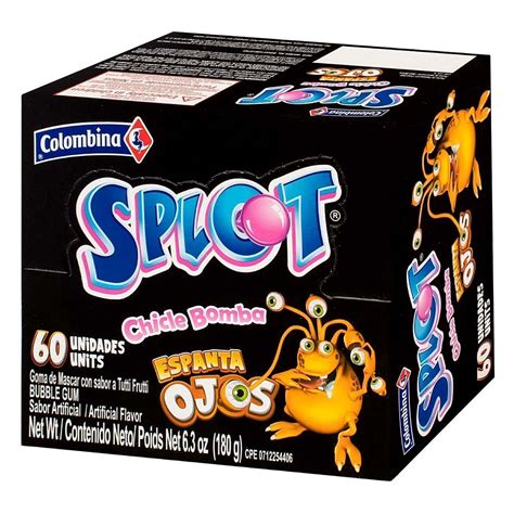 Splot Espanta Ojos 60und 180g X18 Chicle Kaldunweb