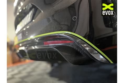 Evox Diffuseur Pare Chocs En Carbone Arrière Alpine A110