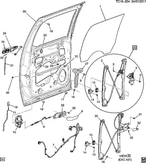 Understanding The Chevy Silverados Door Parts A Comprehensive Diagram