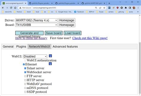 Using The Grblhal Web Builder