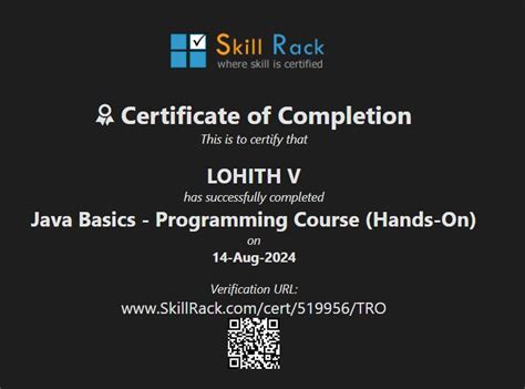 Lohith Reddy Vengalathur On Linkedin Sql Certificate Skillrack