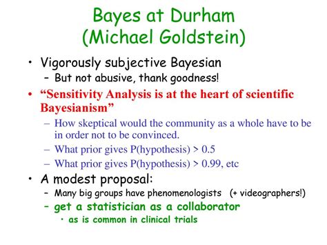 A Skeptical Bayesian At Durham Ppt Download