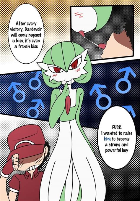 Gardevoir And Trainer Kiss