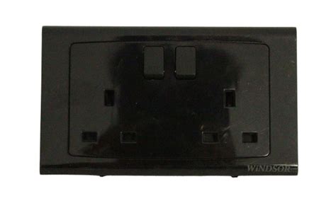 13a Double Switched Socket Single Pole Windsor Simple Pay Home Depot