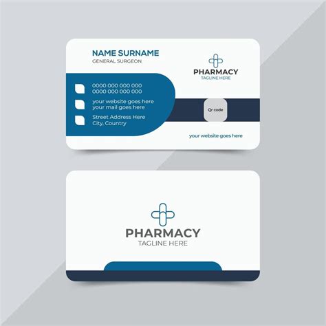 Professional Creative And Modern Medical Healthcare Business Card