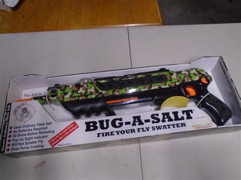 Bug A Salt Fly Swatter Camo Fly Gun Ebay