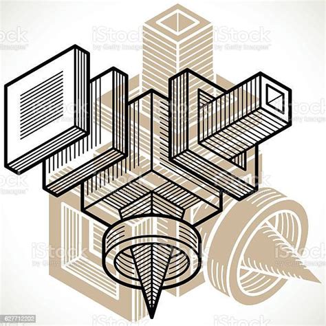 벡터 추상 3d 기하학적 모양 다각형 그림 0명에 대한 스톡 벡터 아트 및 기타 이미지 0명 2차 도형 3차원 형태 Istock
