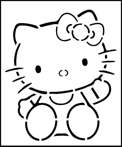 8x9 Clear Plastic Stencil Hello Kitty 6mil Sn378 Etsy