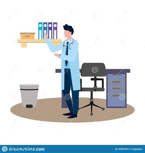 Historieta M Dica De La Atenci N Sanitaria Ilustraci N Del Vector Ilustraci N De Aptitud