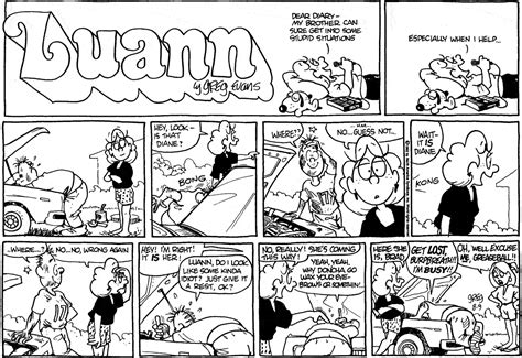 Luann By Greg Evans And Karen Evans For August 09 1992 Gocomics
