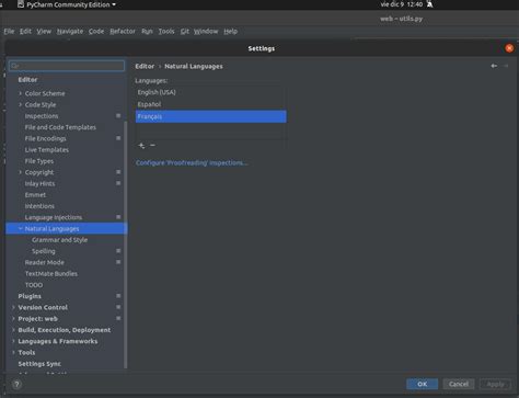 Ide How To Add Spell Checking To Multiple Languages On PyCharm Stack Overflow