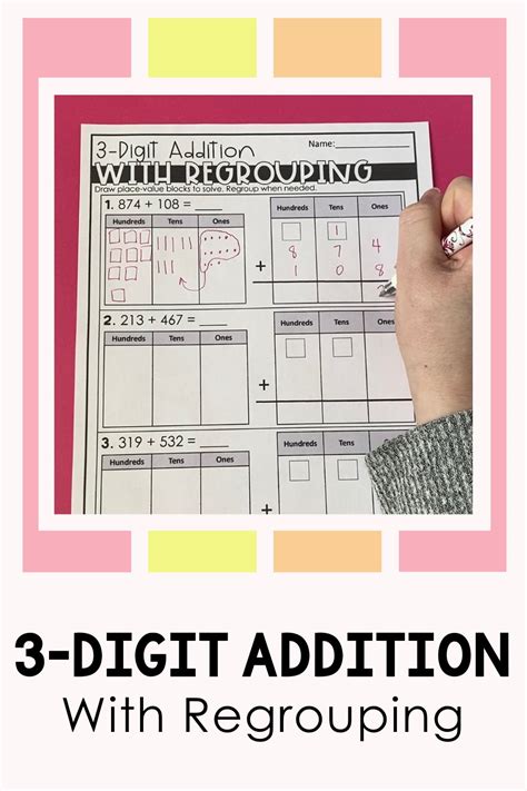 Addition With Regrouping Drawings