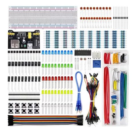 Kit Electronicos Para Arduino Uno Raspberry Pi Componentes Meses Sin