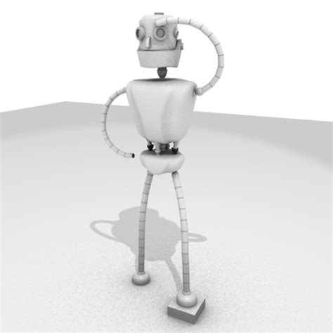 Robot William Joyce Style Works In Progress Blender Artists Community