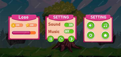 Premium Vector List Of Mobile Games Game Ui Kit User Interface Ui Ux