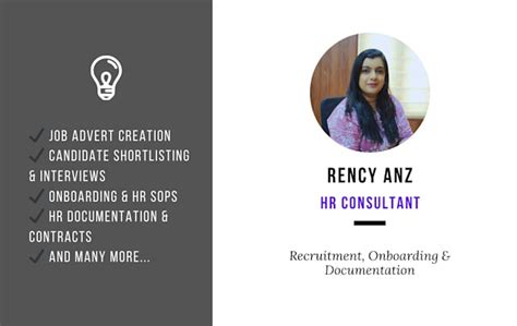 Expertly Handle Recruitment Onboarding And Hr Documentation By Rencyanz855 Fiverr