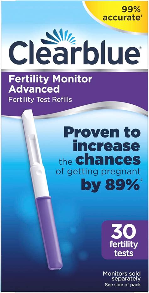 Clearblue Fertility Test Sticks For Use With Advanced Fertility