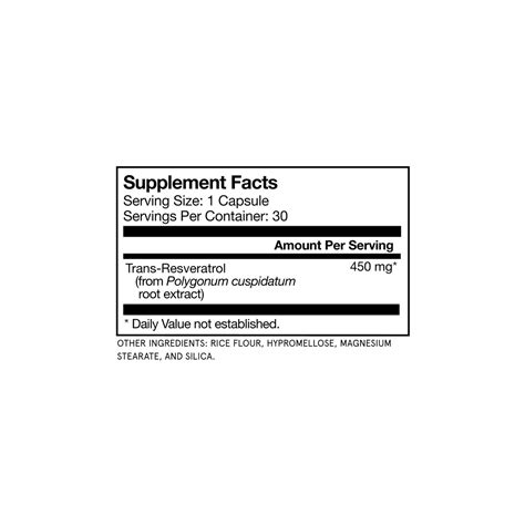 Resveratrol 450 Mg Capsules Exceptional Quality Momentous