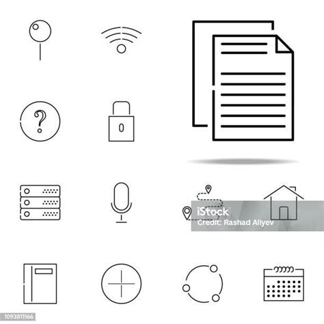 문서 아이콘입니다 웹 웹 및 모바일에 대 한 최소한의 아이콘 유니버설 세트 계약서에 대한 스톡 벡터 아트 및 기타 이미지 계약서 모양 문서 Istock