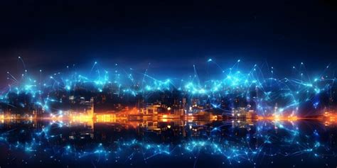 Visualizing Global Data Flow And Digital Communication Across Different Industries Concept Data