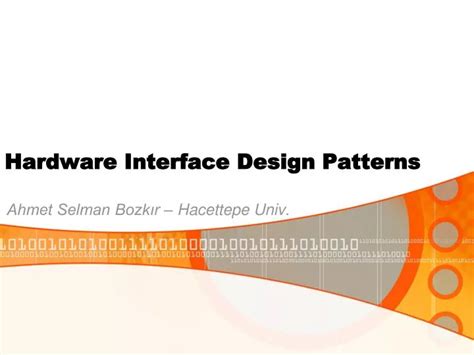 Ppt Hardware Interface Design Patterns Powerpoint Presentation Free