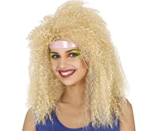 Peruca Blonda Creata Anii 80