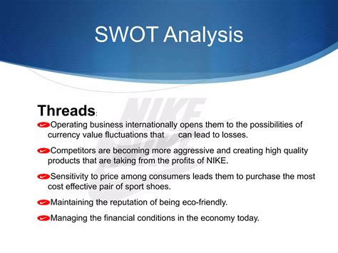 Nike Swot Analysis Pptx