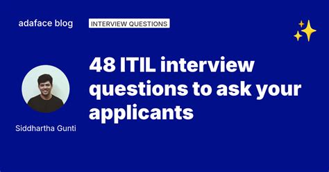 48 Itil Interview Questions Adaface