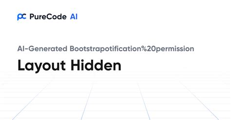 build great bootstrapotification 20permission layout hidden components