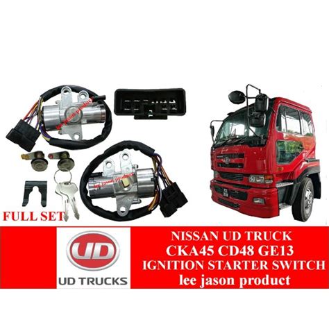 Nissan Ud Cd48 Cka45 Ge13 Ignition Starter Switch Full Set Shopee Malaysia