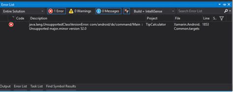 Using The Correct Version Of Android SDK Build Tools With Xamarin Android Developer Support