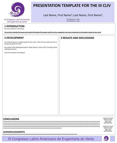 presentation template for the iii cliv ppt download