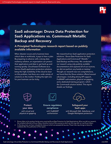 Research Comparisons Dell Apex Backup Services Druva Data Protection For Saas Applications