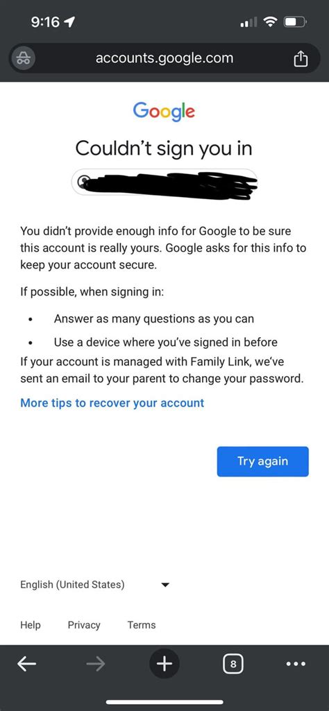 Locked Out Of Account Rgmail