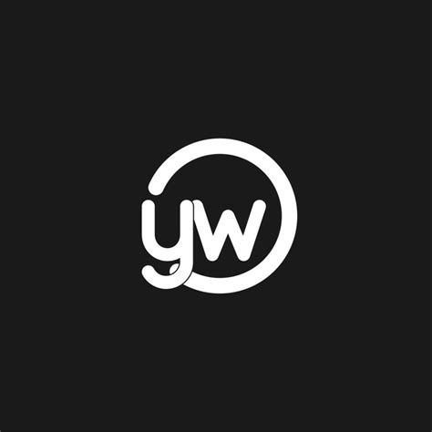 Initials Yw Logo Monogram With Simple Circles Lines 28267395 Vector Art At Vecteezy