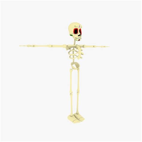 Modelo 3d Bones Character Rigged For Maya 3d Model And Animation 3d