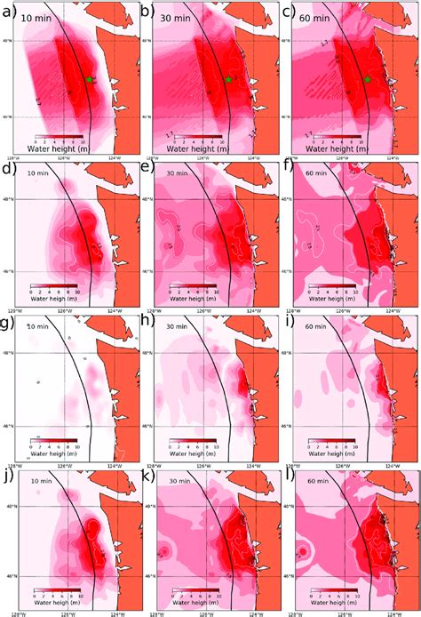 Maximum Water Height For The Reference Model And The Data Assimilated Download Scientific