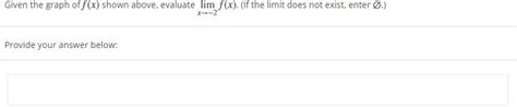 solved question 6 1 pointgiven the graph of f x shown