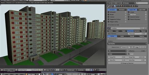 How To Set Distance Of Freestyle Line Rendering Blender Stack Exchange