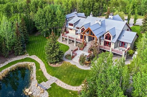 Luxurious And Private Estate Home In Bearspaw In Calgary Alberta