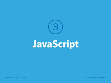 Modular Html Css And Js Workshop Ppt Modular Html Css And Js Workshop Ppt