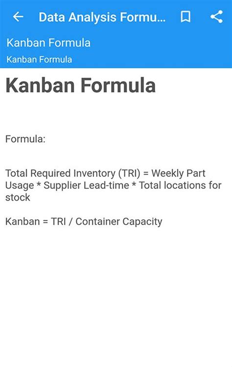 Data Analysis Formulas Apk For Android Download