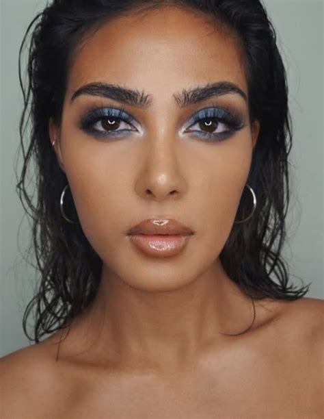 Pin On Makeup In 2024 Navy Eye Makeup Blue Eyeshadow Makeup Blue Makeup