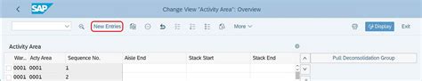 How To Assign Storage Bins To Activity Areas In Sap S4 Hana Ewm