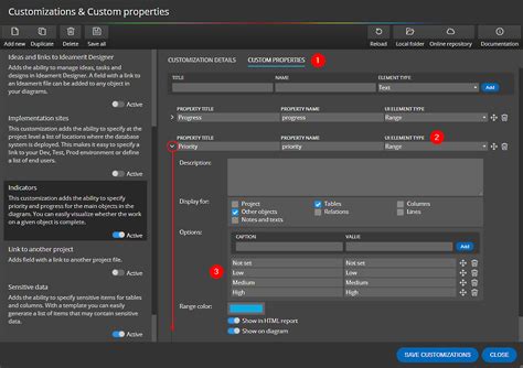 Customizations And Custom Properties Datensen