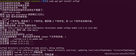 ubuntu搭建vsftpd服务器 ubuntu vsftpd csdn博客